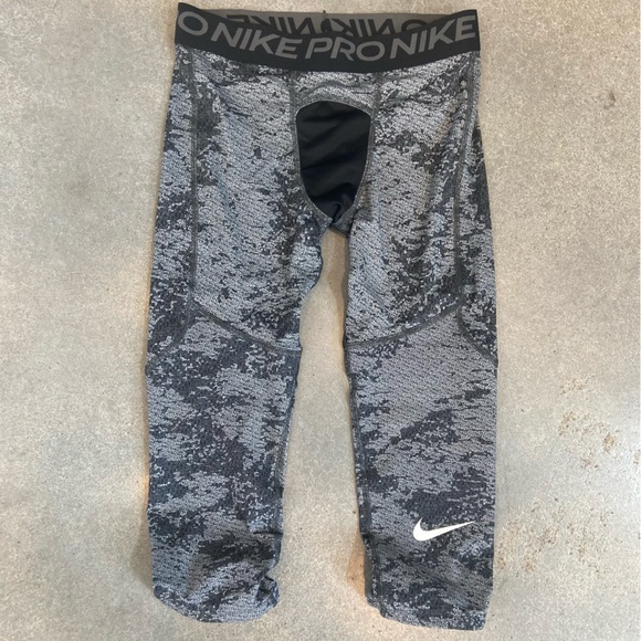 Nike | Bottoms | Nike Pro Compression Pants Leggings Over The Knee | Poshmark